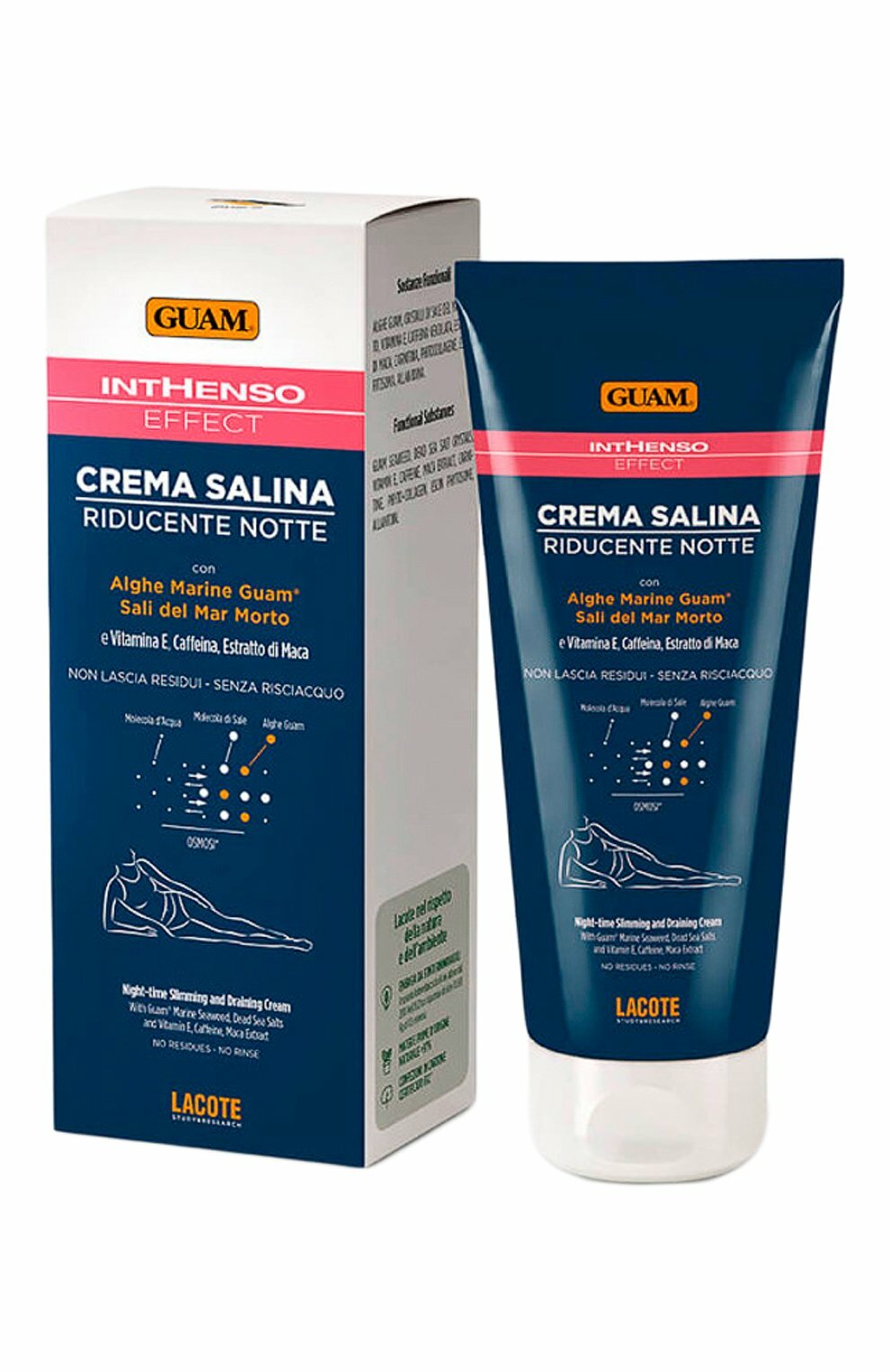 Ночной моделирующий крем с солью Мертвого моря (200ml) GUAM