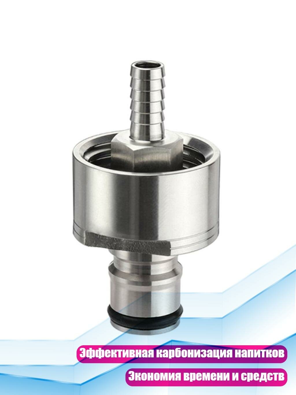 Карбонизационная крышка типа Ball Lock, Серебро - S
