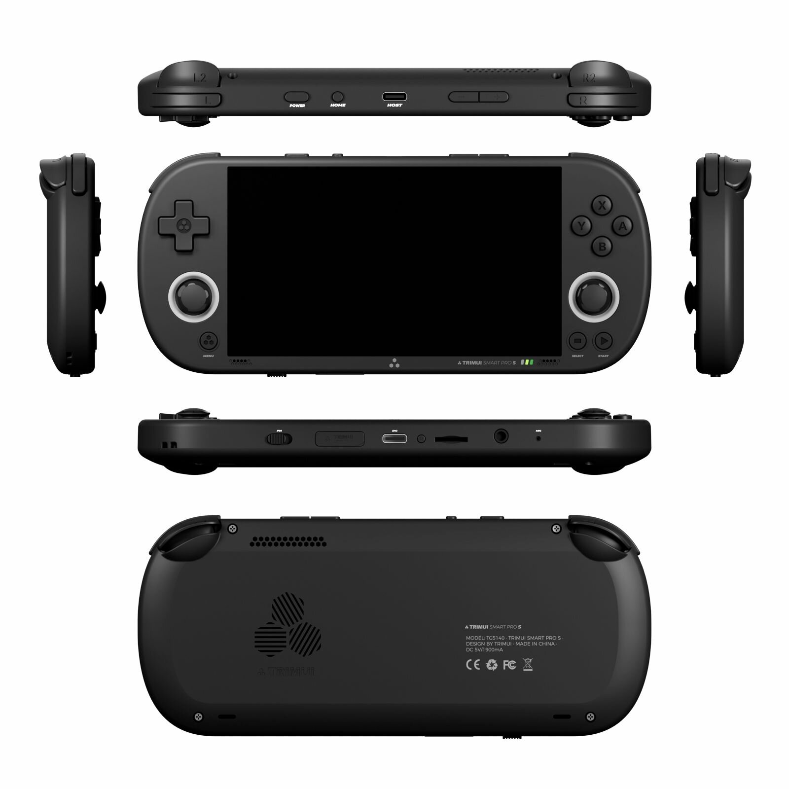 Trimui Smart Pro S портативная игровая консоль с открытым исходным кодом, 4,96-дюймовый IPS-экран, аккумулятор 5000 мА ч