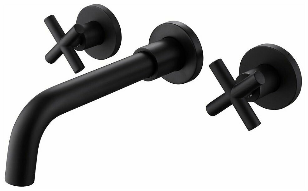 Смеситель для раковины Abber Wasser Kreis AF81121B черный