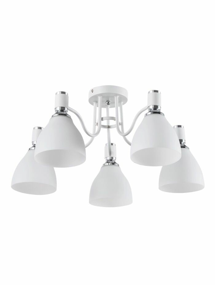 Люстра TR303305, 5хE27, 60 Вт, 60 27 см, белая