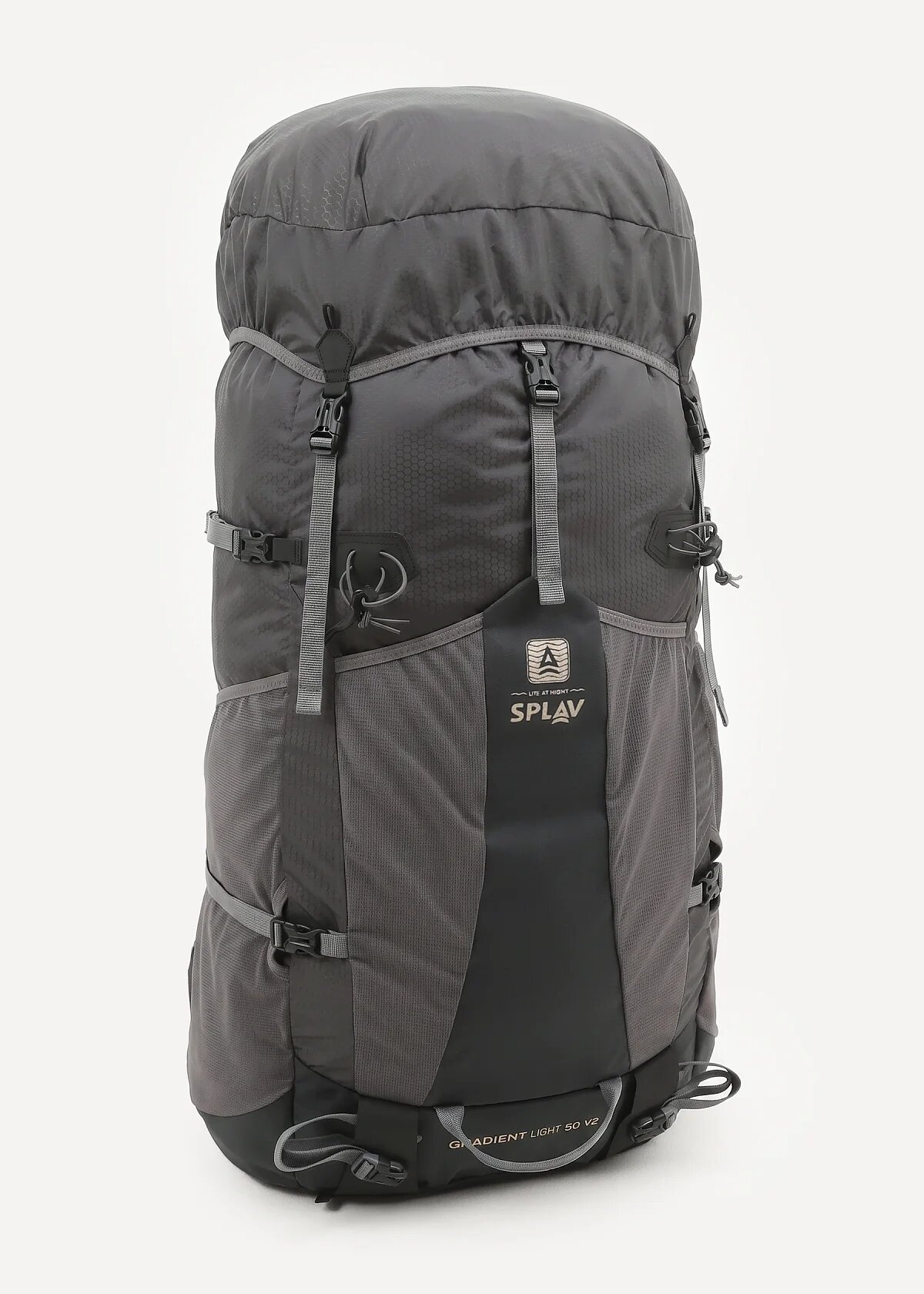 Рюкзак Сплав Gradient Light 50 v2 L серый, треккинговый
