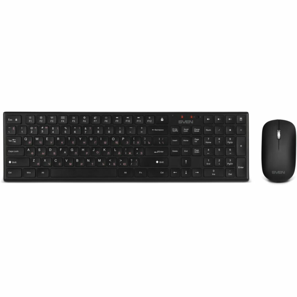 Набор клавиатура+мышь SVEN KB-C2550W черн 109кл, 1000DPI, 2+1кл(SV-021672), 1944042