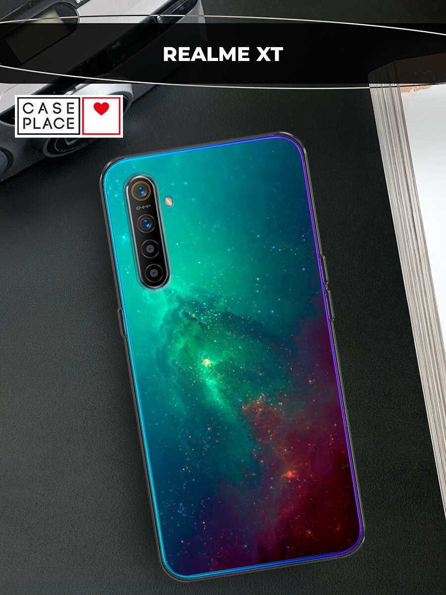 Чехол на Realme XT / Реалми XT с принтом Космос 12