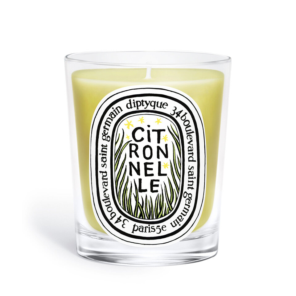 Свеча ароматическая Diptyque Citronnelle 190 г Limited Edition