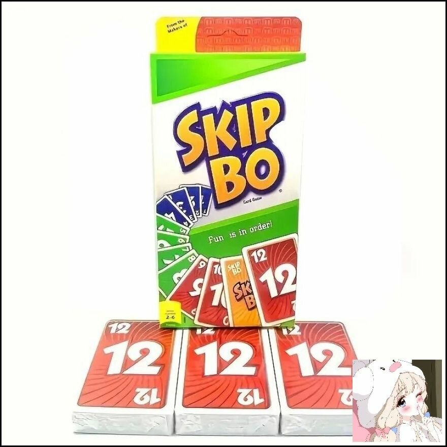 Настольная карточная игра Настольная Skip.Bo Игра (Карточная) Новая версия игры