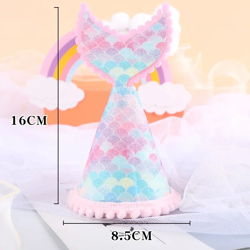 Корона русалки, 1PC, Fish scale mermaid