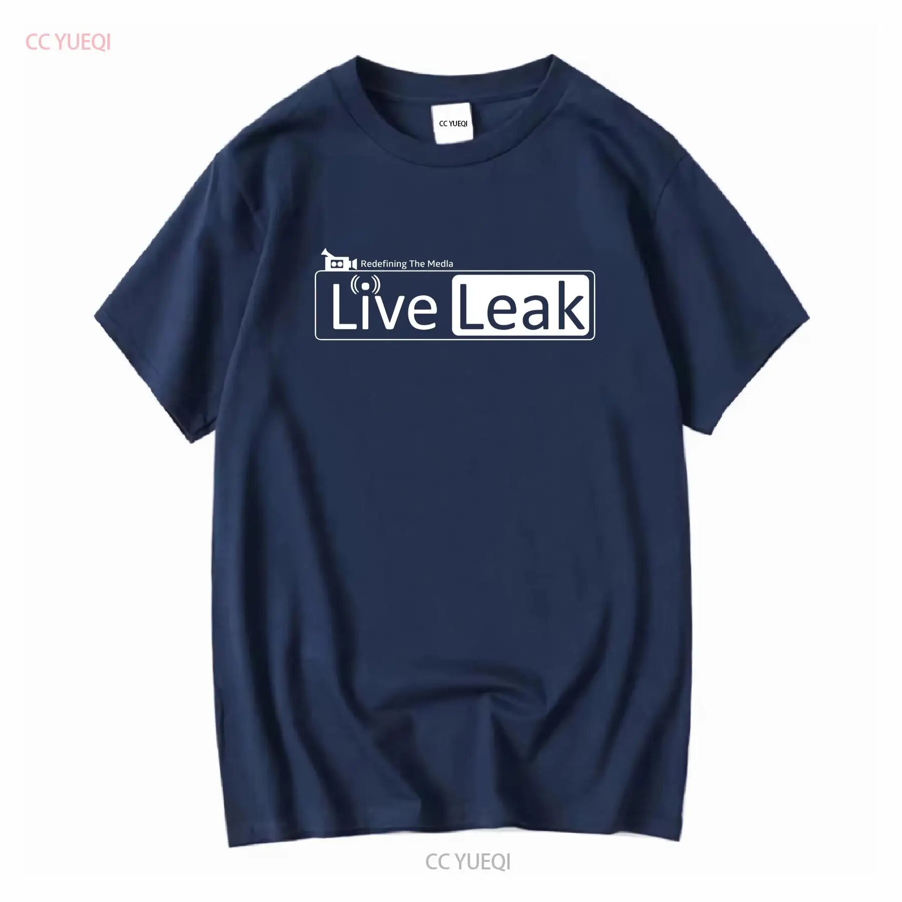 Футболка мужская Live Leak, темно-синий, XL
