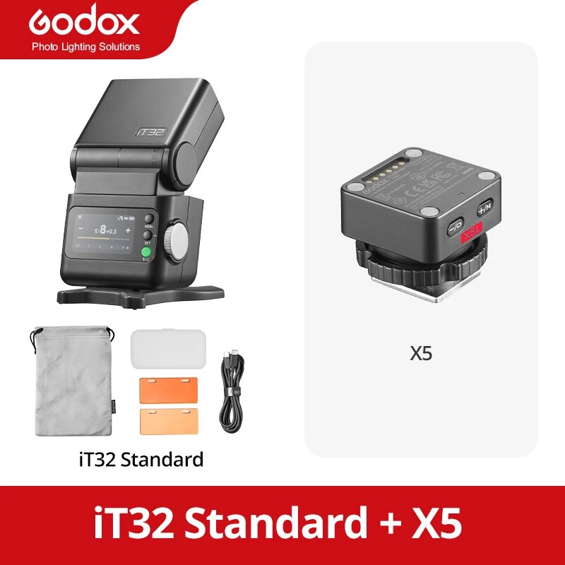 Godox iT32 Standard + X5 TTL Вспышка, IT32 X5O
