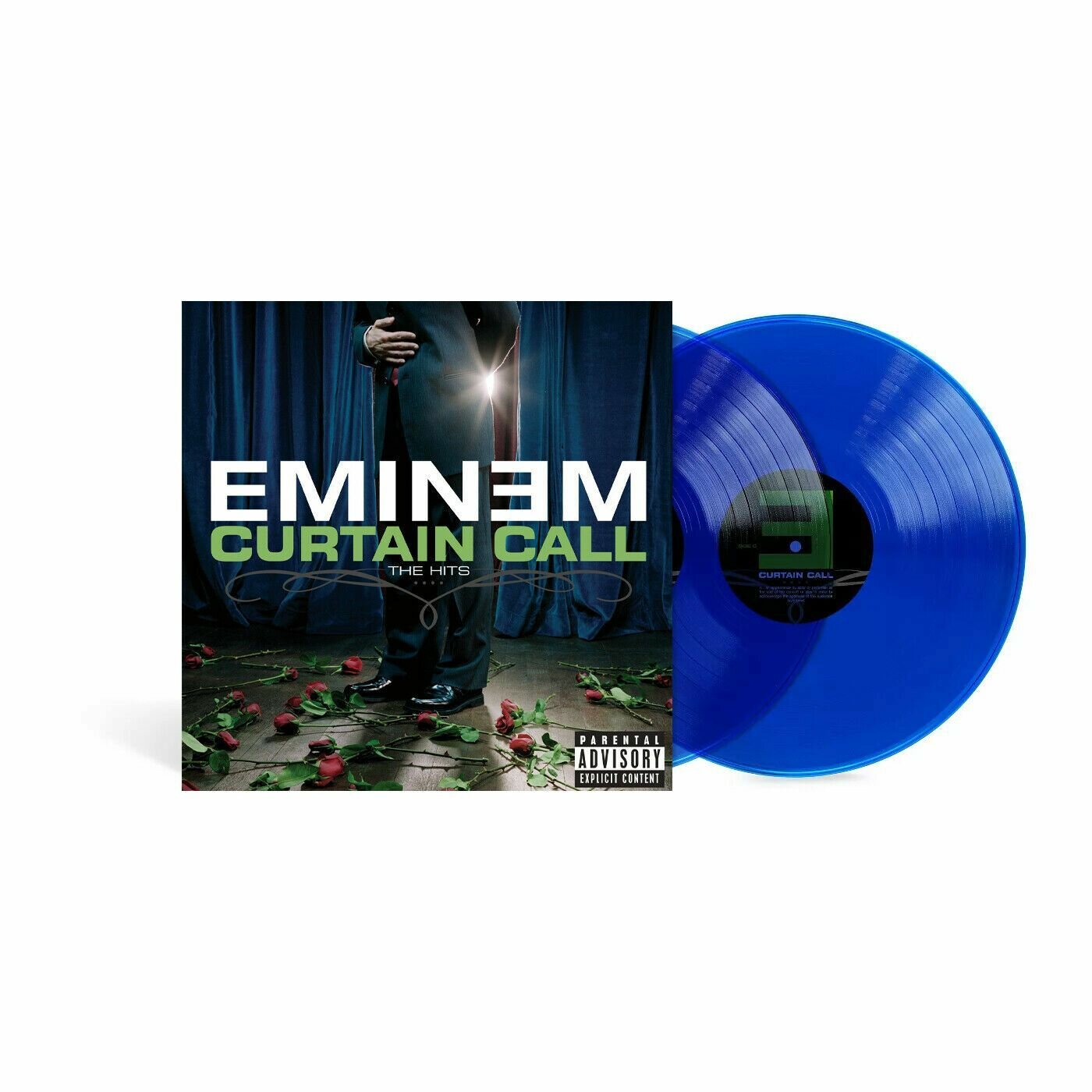 Eminem - Curtain Call The Hits (Blue USA 2 LP Limited) Синяя Виниловая Пластинка с Лучшими Хитами от Эминема