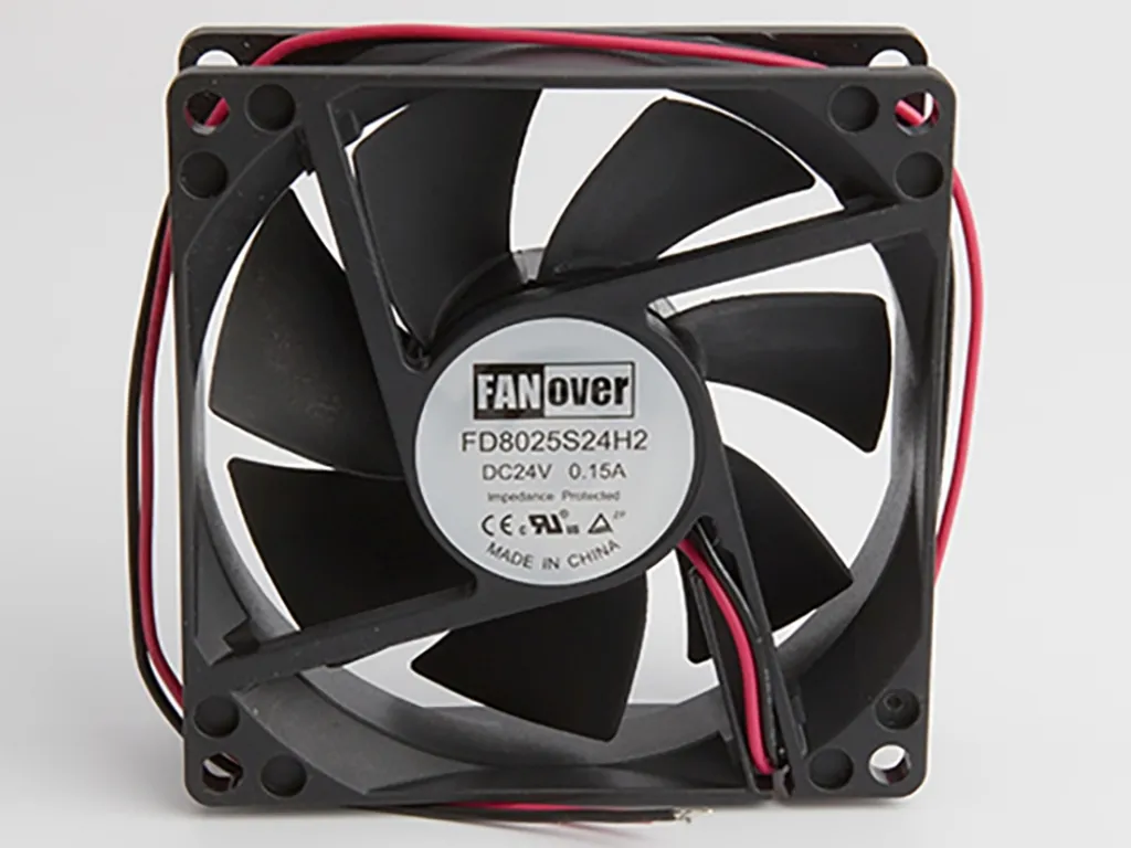 Вентилятор 24В FD8025S24H2 DC (скольжения, размер 80Х80Х25) Fanover