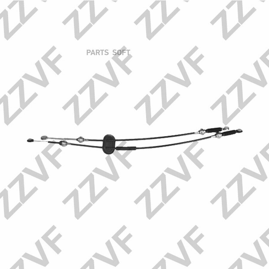 Трос КПП RENAULT MASTER II (99-10) от официального дистрибьютора, ZZVF, артикул ZVKPP022