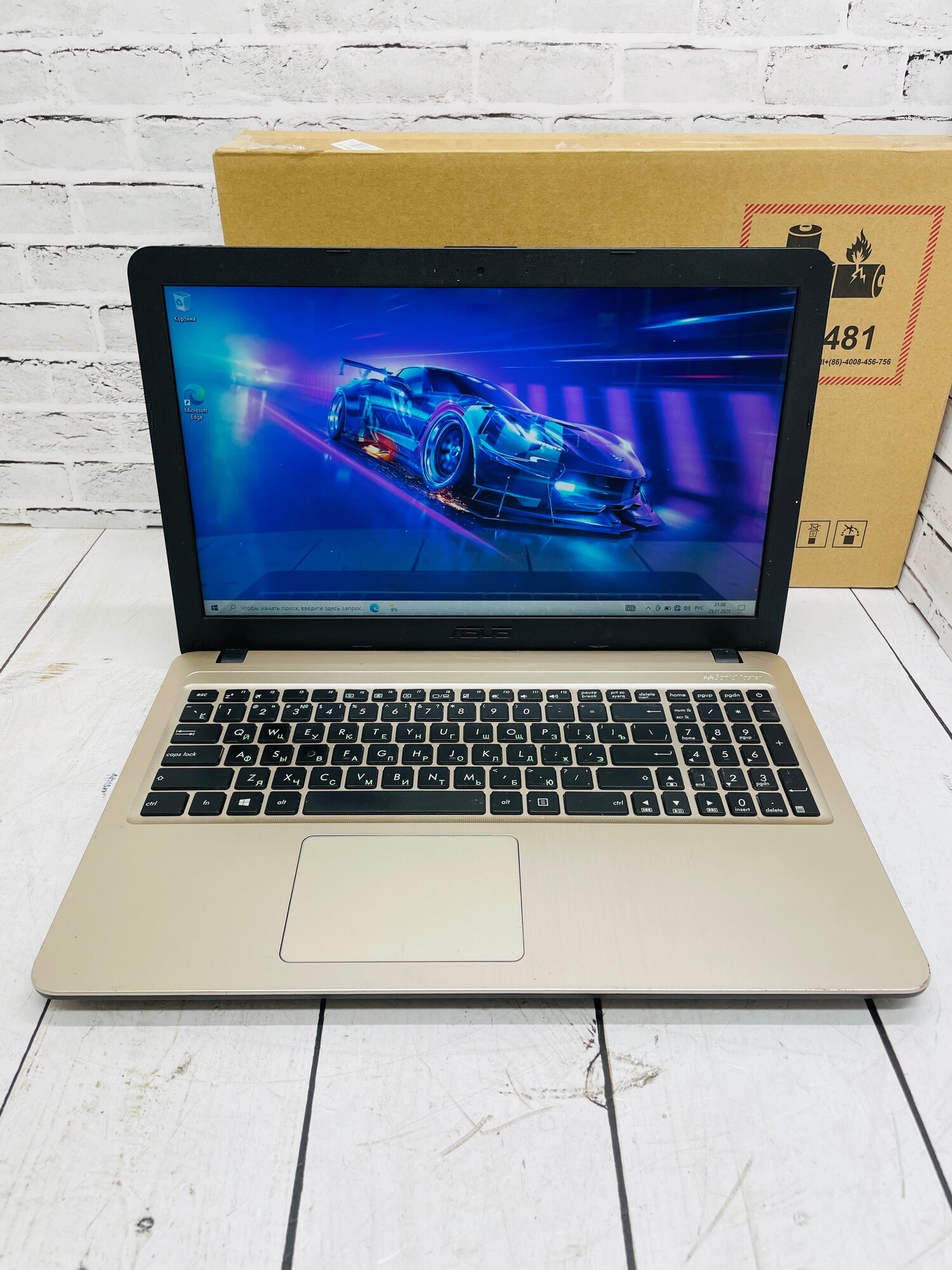 Игровой ноутбук 15,6, Asus F540M, Intel Pentium N5000, 4 Gb DDR4, 500 Gb HDD, GeForce MX 110