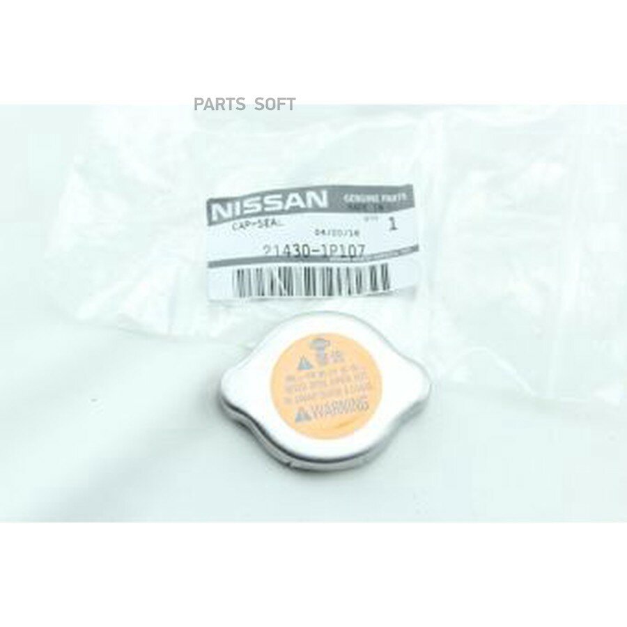 Крышка радиатора от официального дистрибьютора, NISSAN, артикул 214301P107