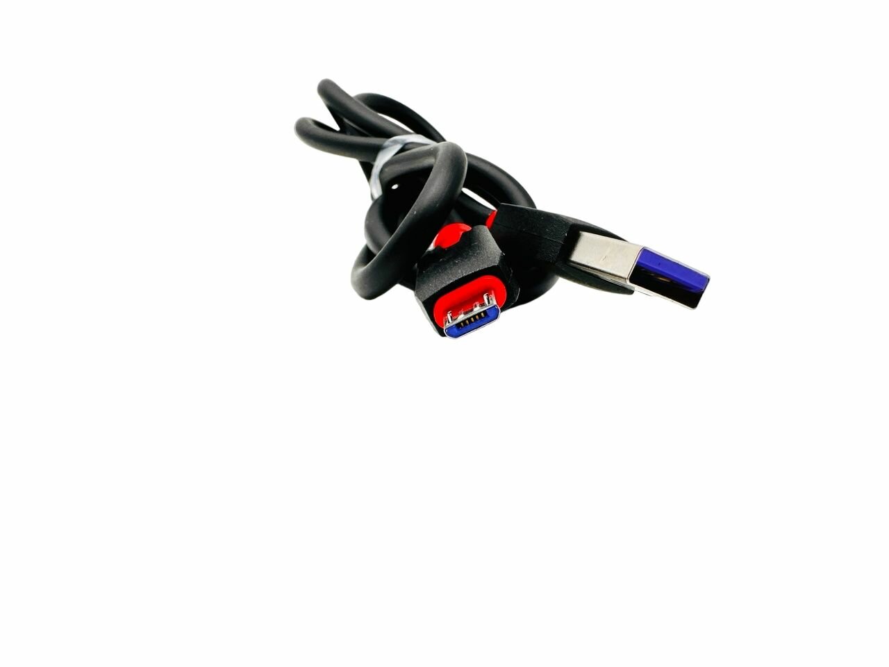 Кабель для зарядки смартфона USB/microUSB черный 1 метр