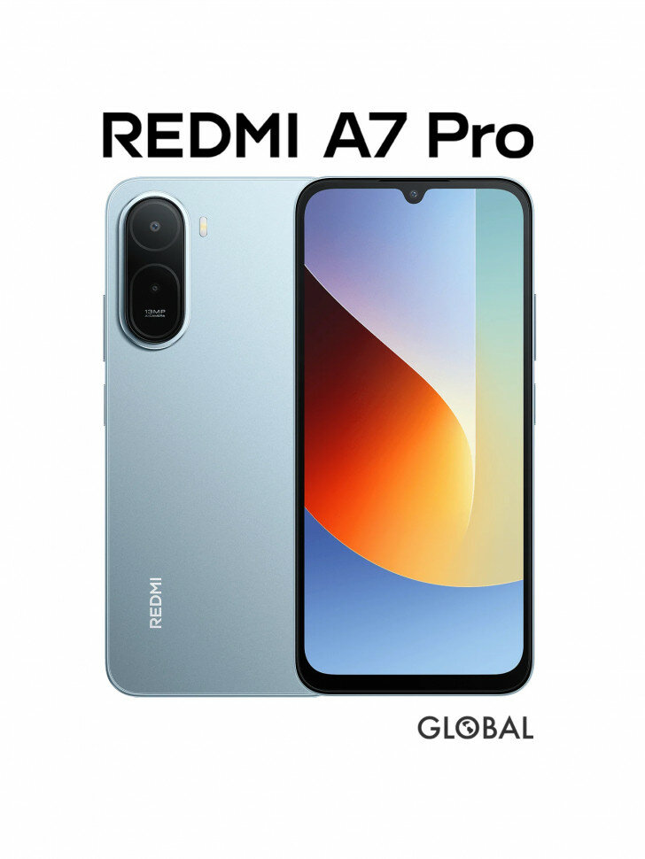 Смартфон Xiaomi REDMI A7 Pro 4/64GB Mist Blue (Туманно‑голубой)