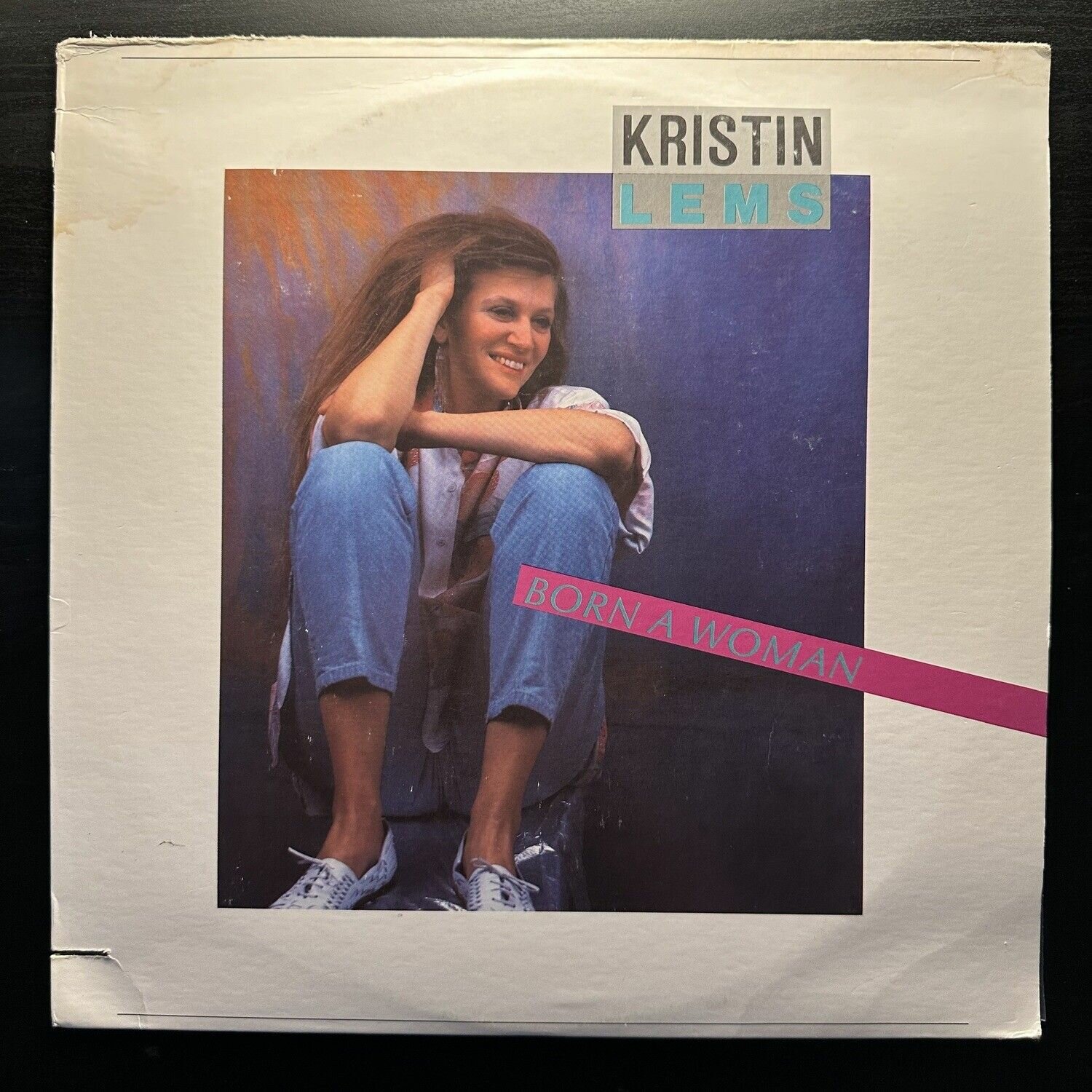 Виниловая пластинка Kristin Lems Born A Woman (США 1986г.)