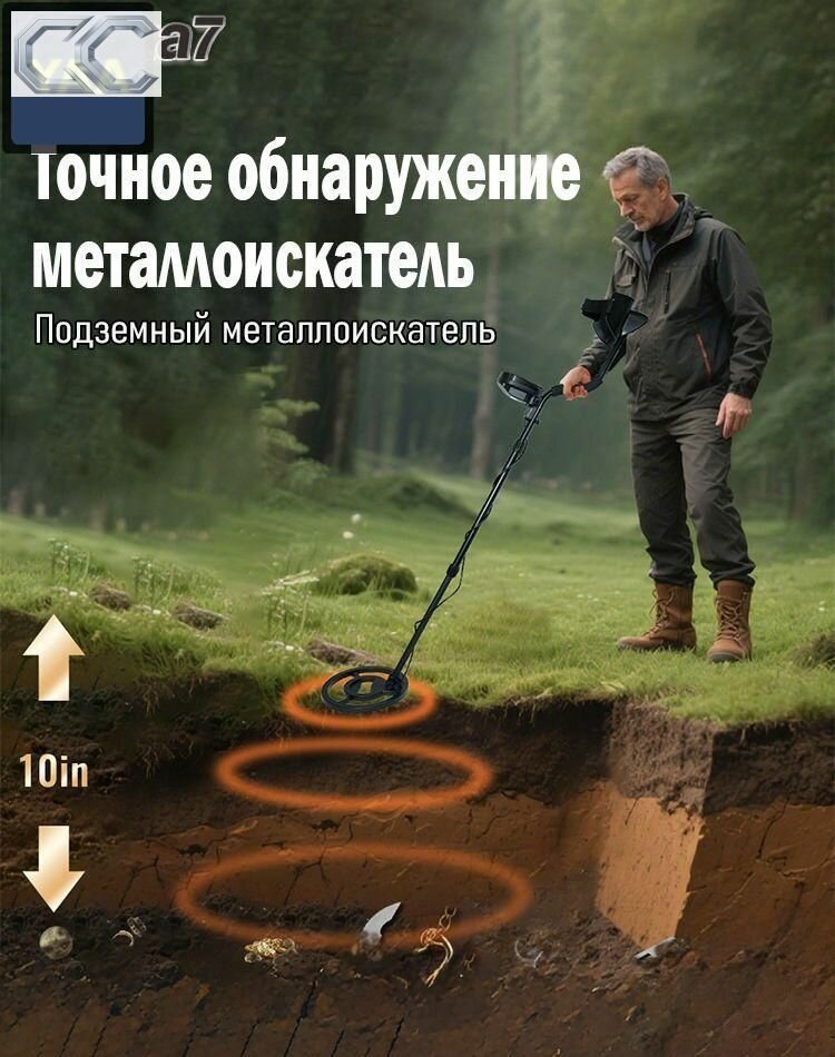 Набор для сборки TTAKA7, высокопрочный ABS-пластик, для металлоискателей, черный — фото 1