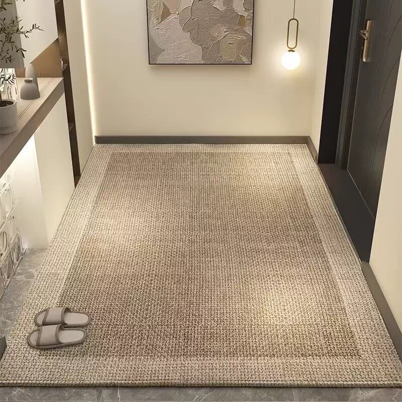 Коврик придверный YYD Carpet, 0,9x1,2 м, этнический рисунок, светло-коричневый