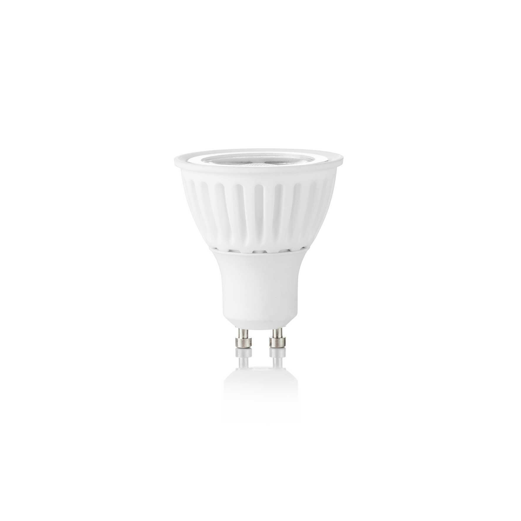 Лампа светодиодная Ideal Lux Lampadina GU10 MR16 Рефлекторная D50 8Вт 760Лм 3000К CRI90 GU10 230В Белый Не диммируемая 189062.