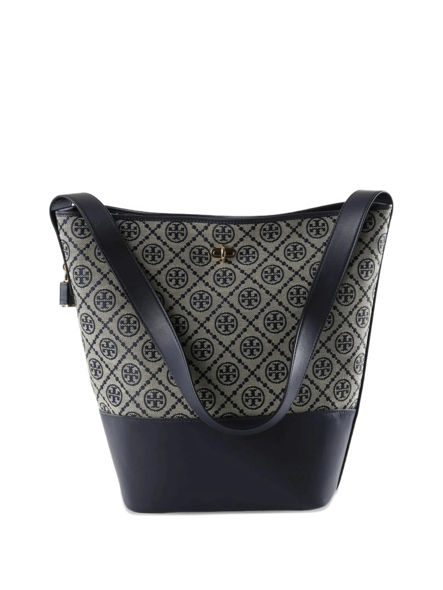 Сумка T Monogram leather-trim bucket bag