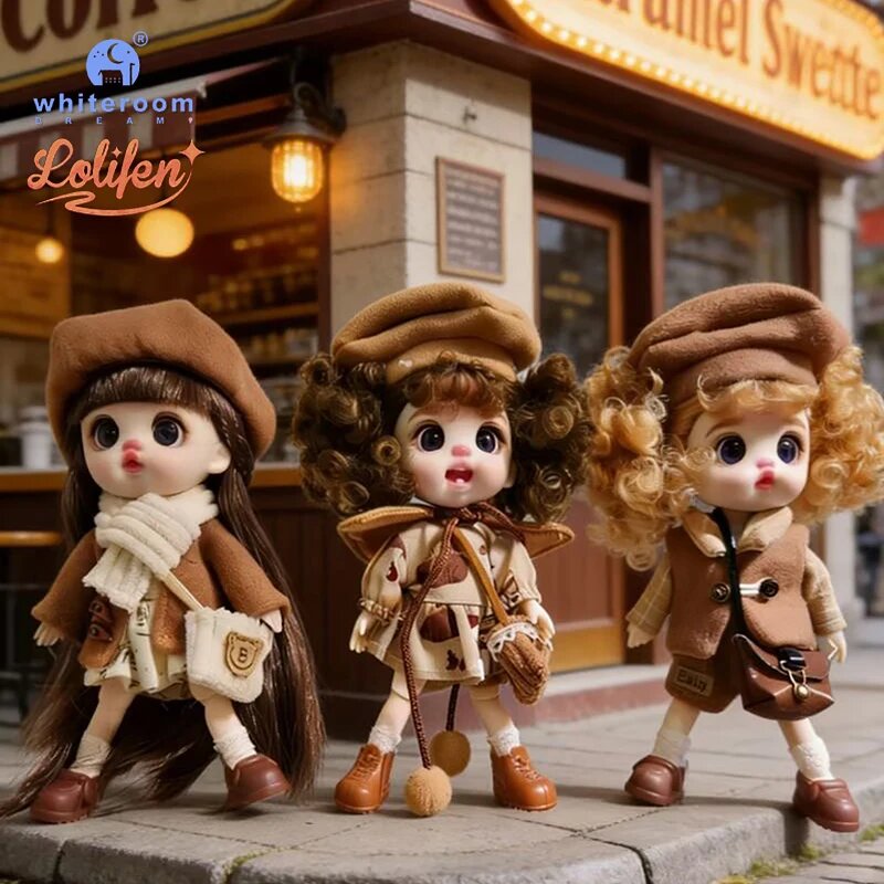 Whiteroom BJD кукла 13 см Бежевый, Caramel Doll 1, Dark colored eyes — фото 1