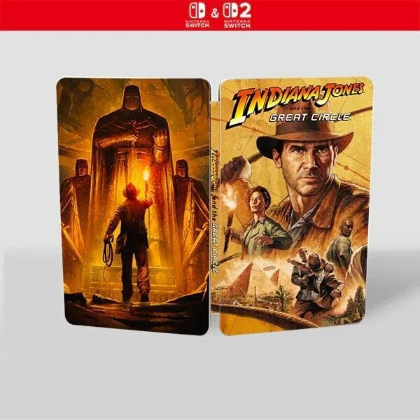 Indiana Jones and the Great Circle Switch Steelbook Fantasybox (Только стальной корпус, без диска с игрой)