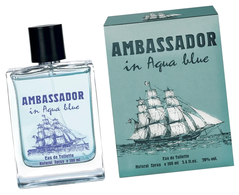 Genty Ambassador In Aqua Blue 100 мл - мужской парфюм Дженти Амбассадор Ин Аква Блю