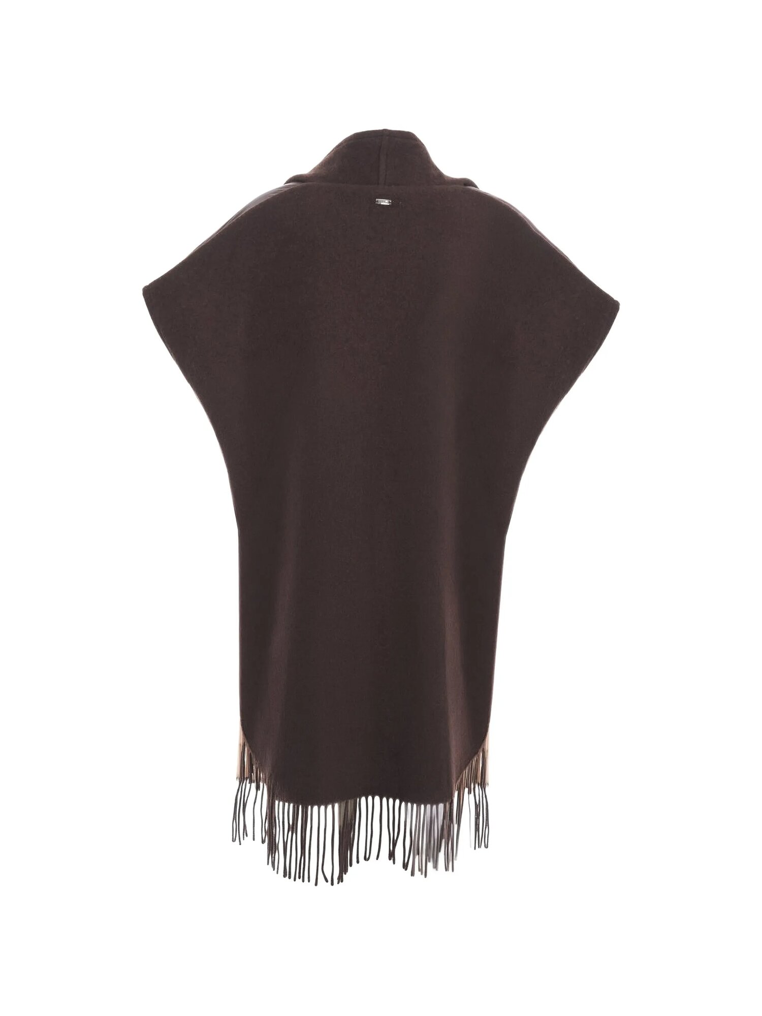 Накидка Herno Fringed-hem cape, размер 44 — фото 1