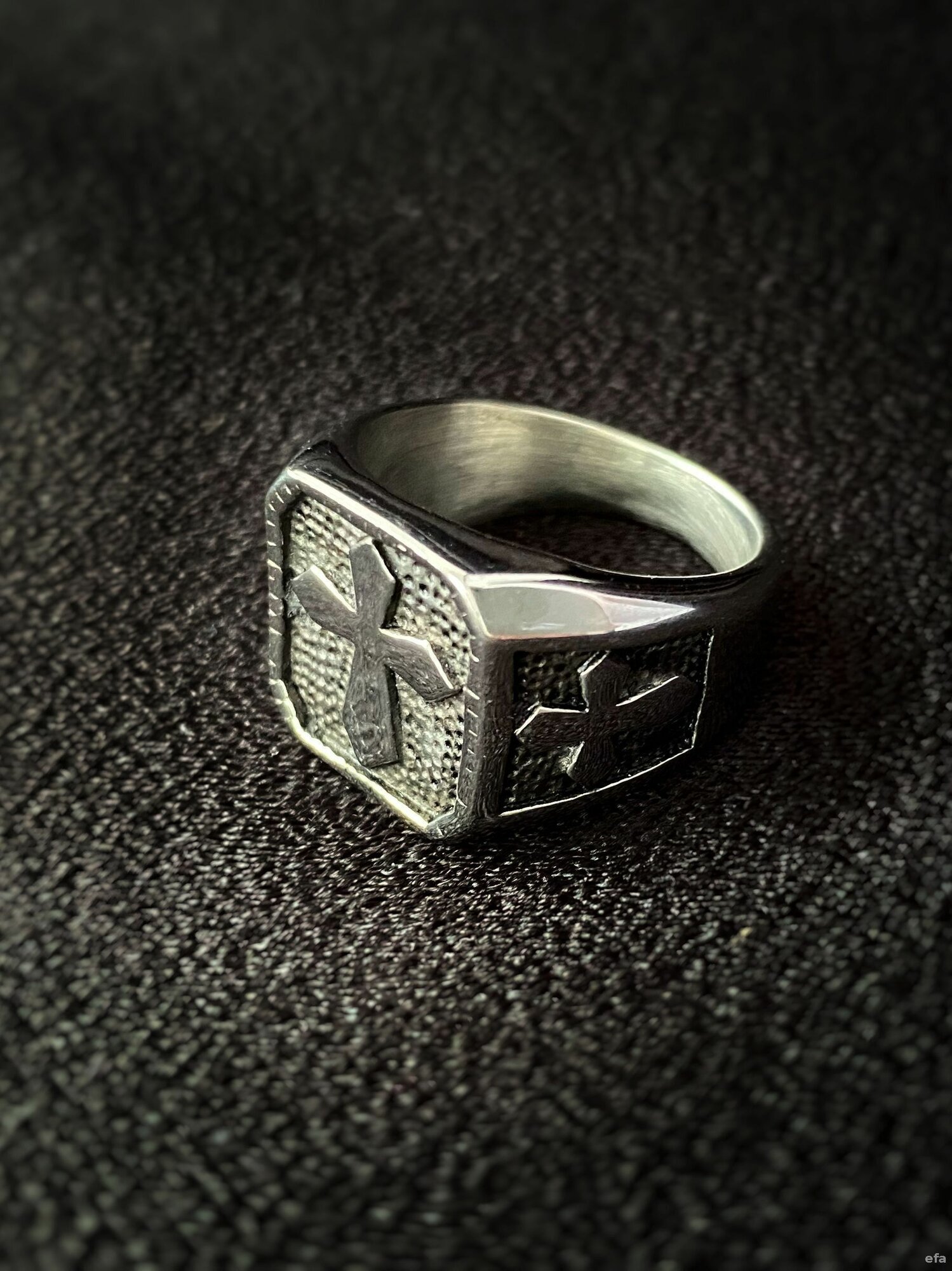 Печатка, размер 23, Silver — фото 1