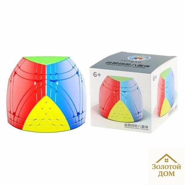 Головоломка октаэдр ShengShou War-Drum Puzzle 4x4 (Hanoiminx)