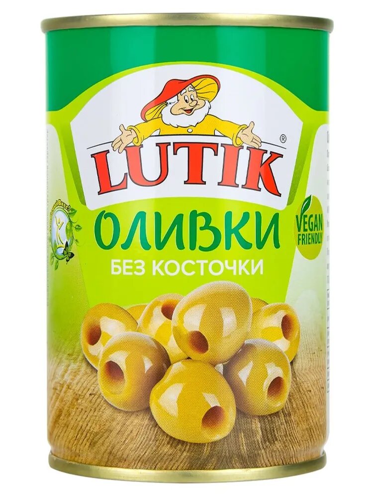Оливки Lutik без косточки, 280 г