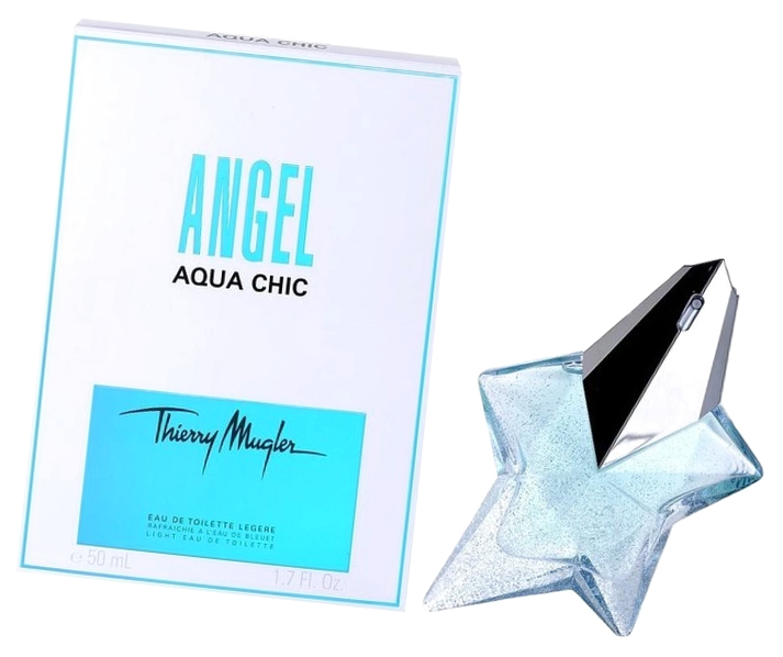 Духи Thierry Mugler Angel Aqua Chic 2012 50 мл женские - Тьерри Мюглер Ангел Аква Шик туалетная вода