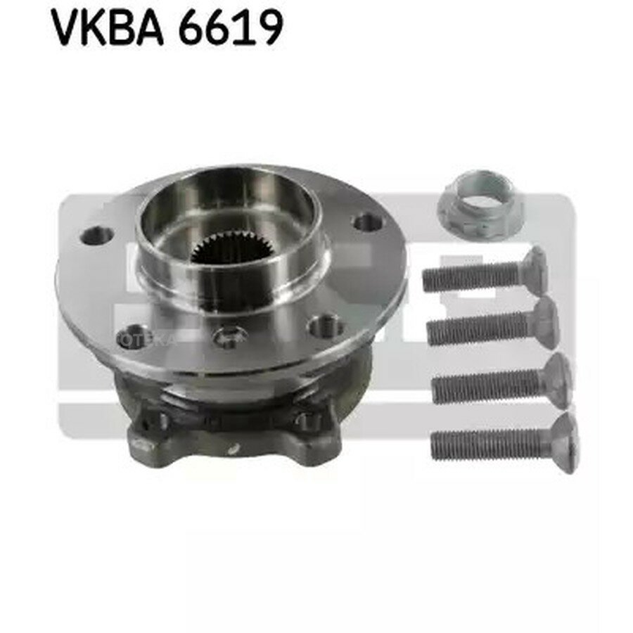 Ступица с подшипником BMW X5 E70/X6 E71/72 07- пер. SKF VKBA6619