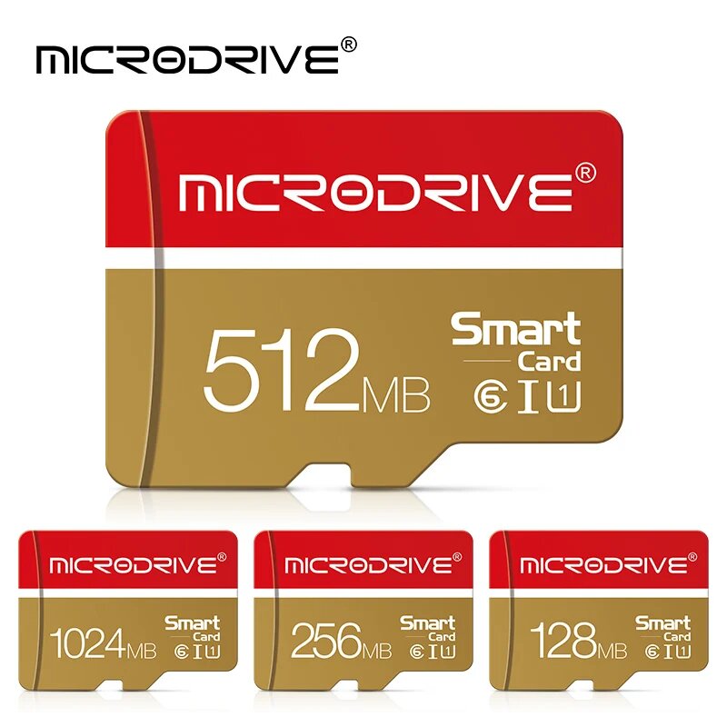 Карты памяти MicroDrive 1ГБ-16ГБ для смартфонов 256MB