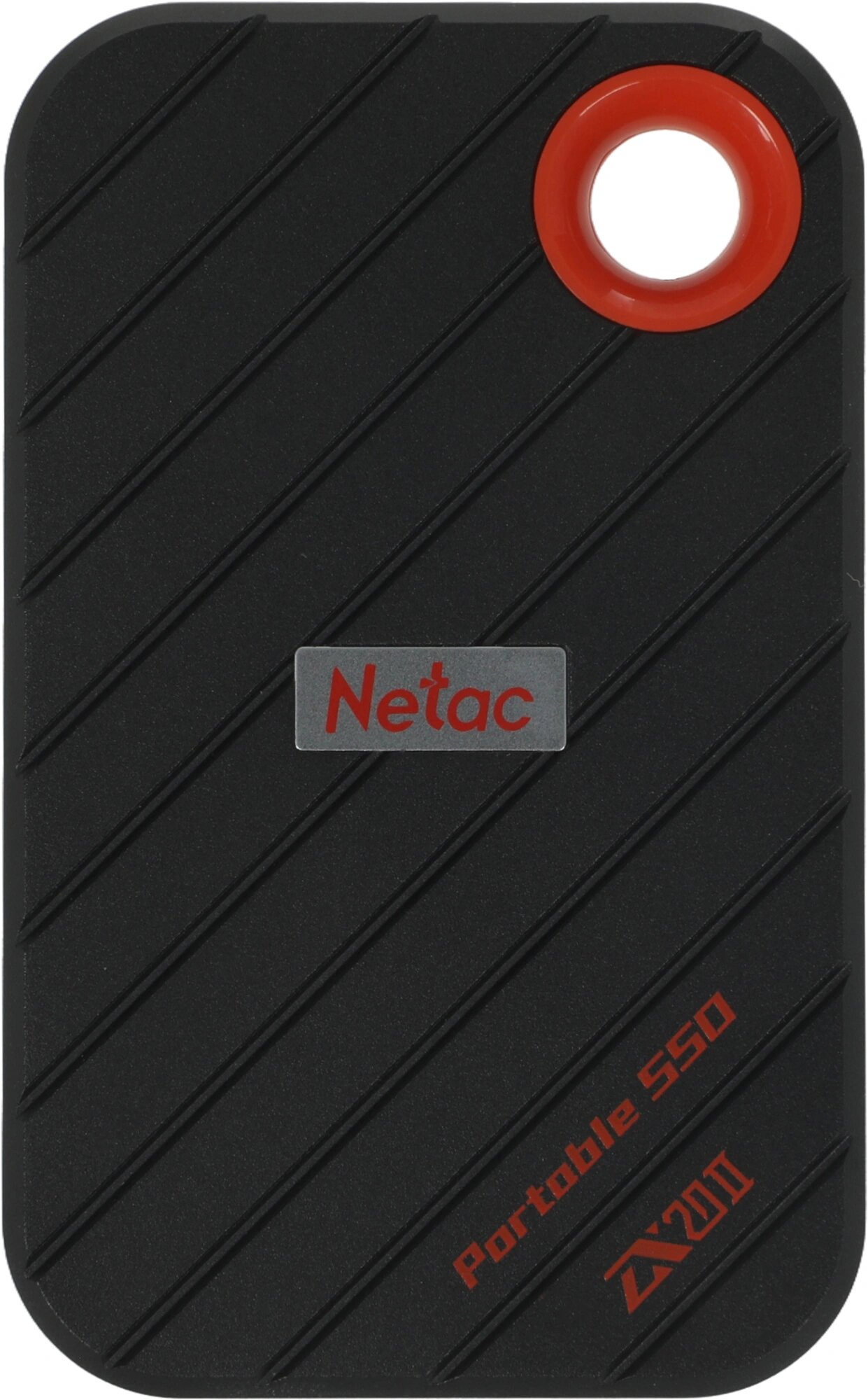 Накопитель SSD Netac USB-C 2000GB NT01ZX20II-2T0-32BK ZX20 II черный