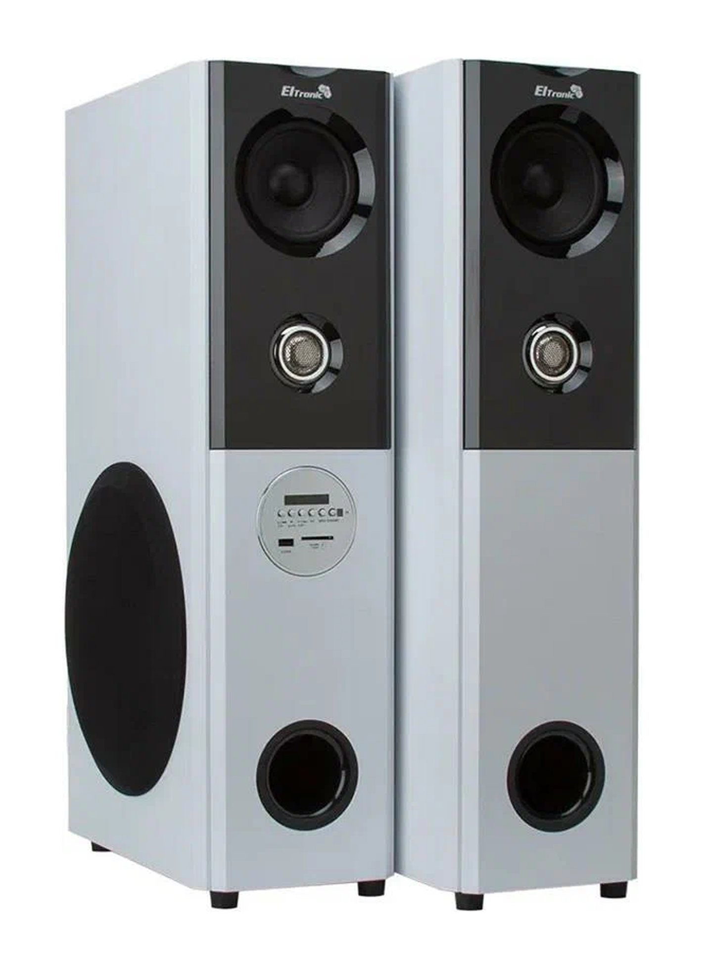 Активные напольные колонки ELTRONIC (20-82) HOME SOUND белый - колонка 08