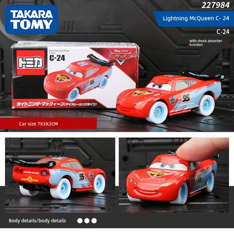 TOMY Машинки Лайтнинг Маквин Сплавовая Миниатюрная Автомобильная Модель С-24 - Официальный Лицензированный Продукт