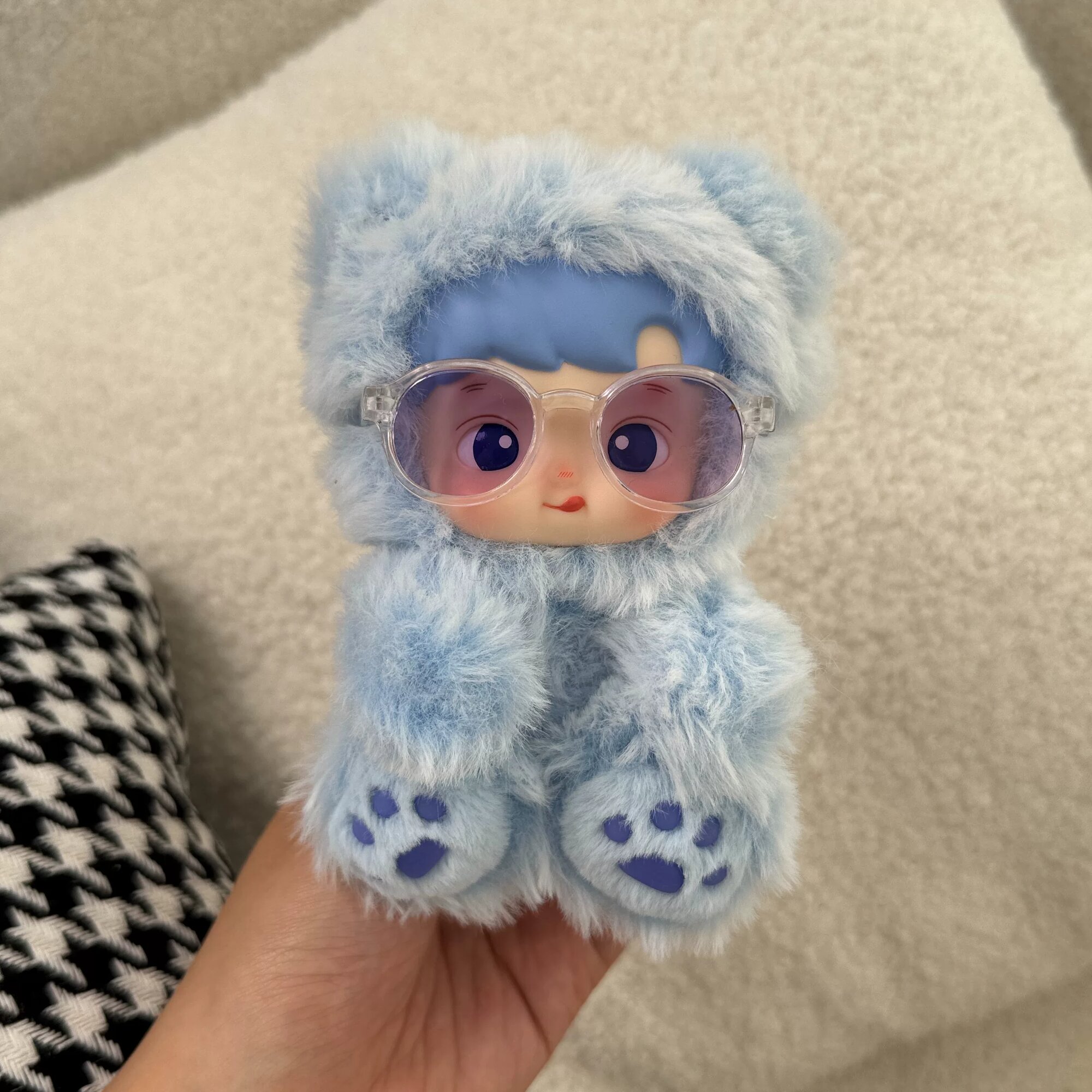Фиолетовые крутые очки для кукол BJD — одиночный аксессуар, без куклы