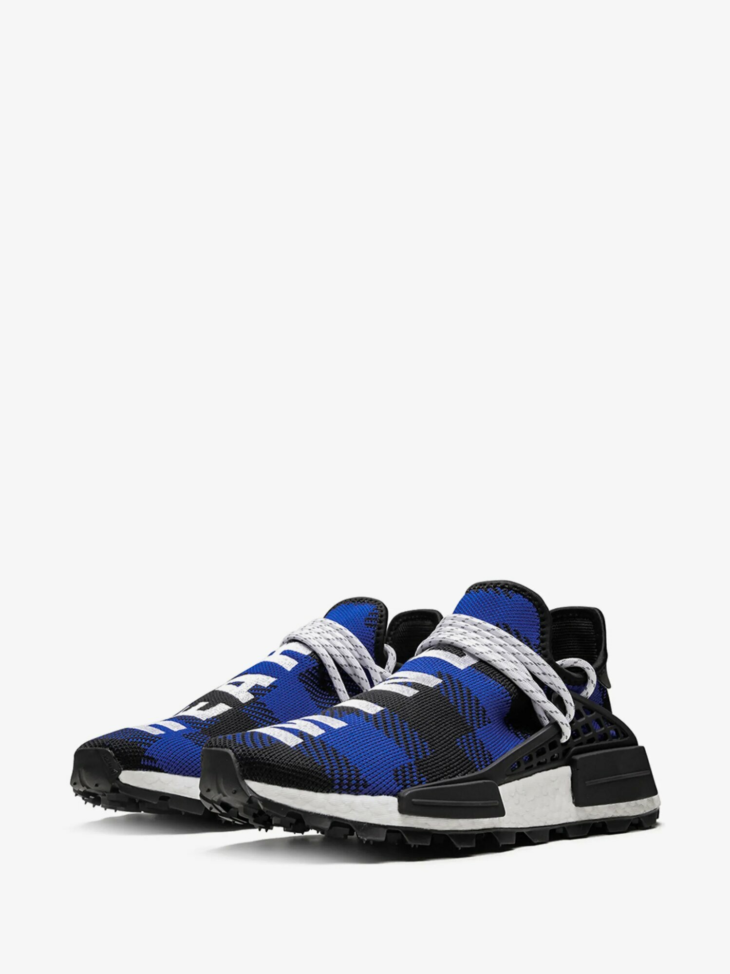 Кроссовки adidas NMD Hu Pharrell x BBC, размер 5.5 US, синий — фото 1