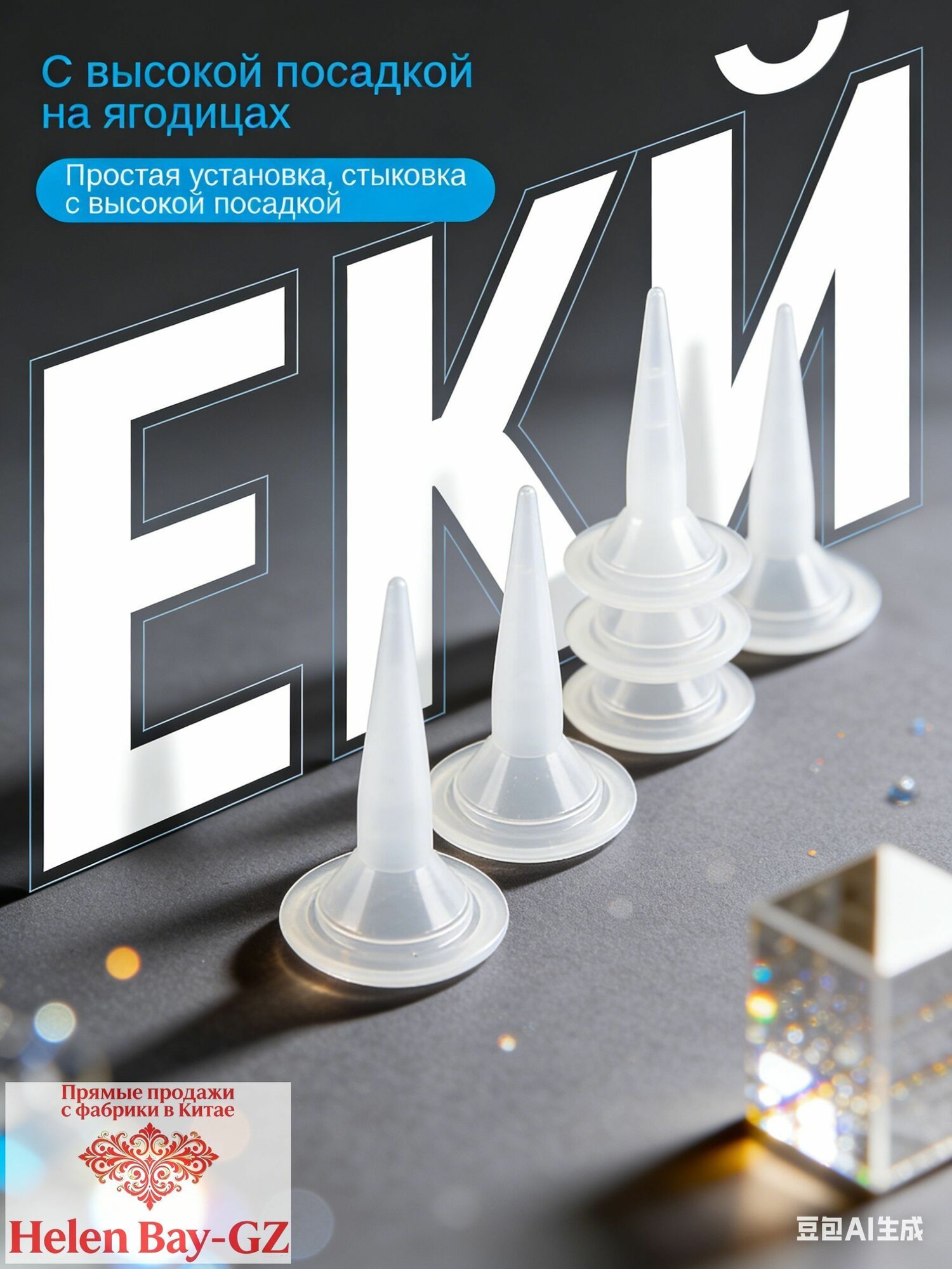 Насадка для герметика 10 шт, сменный носик для силикона 55 мм. Гибкое сопло для колбасного пистолета и точного нанесения швов.