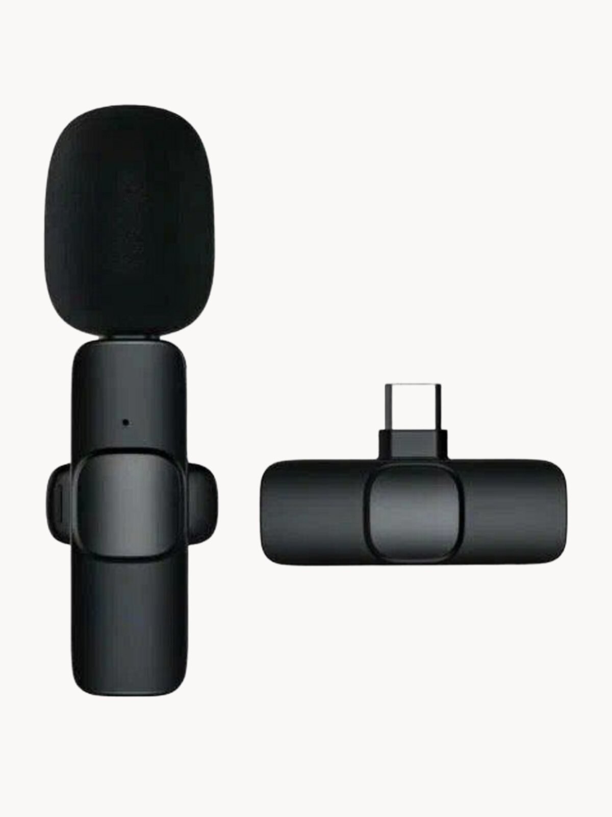 Микрофон беспроводной петличный Type-C (2 в 1) JBH K9, черный