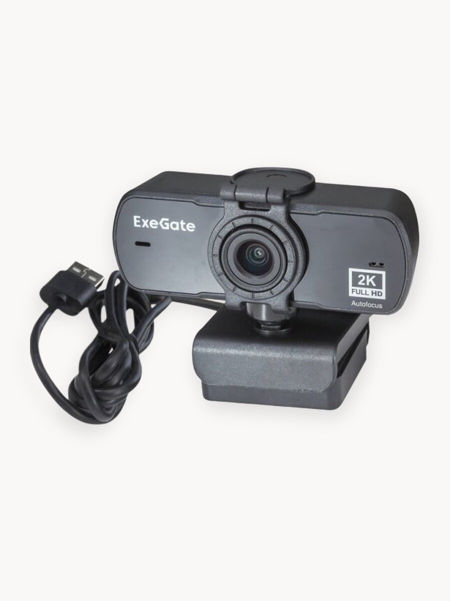 Веб-камера Exegate Stream C940 Wide 2K T-Tripod черный