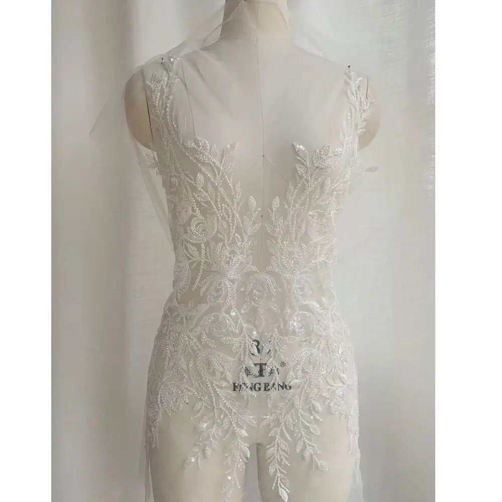 Кружевная аппликация BERECDA, кремовый/черный, 100% полиэстер, 1 шт off white
