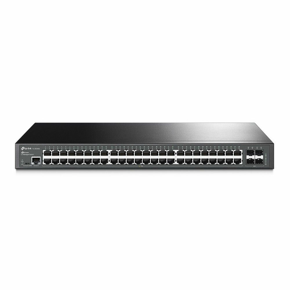 TP-Link SG3452 Управляемый коммутатор JetStream 2-го уровня с 48 гигабитными портами RJ45 и 4 портами SFP