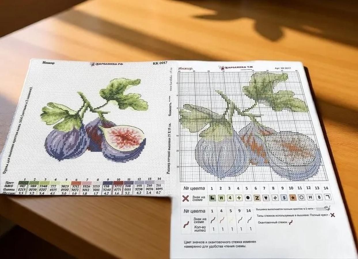 Канва с нанесенным рисунком (нитками не комплектуется), вышивка с нанесенным рисунком