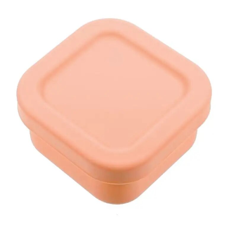 Силиконовая коробка для бенто 100 мл Orange