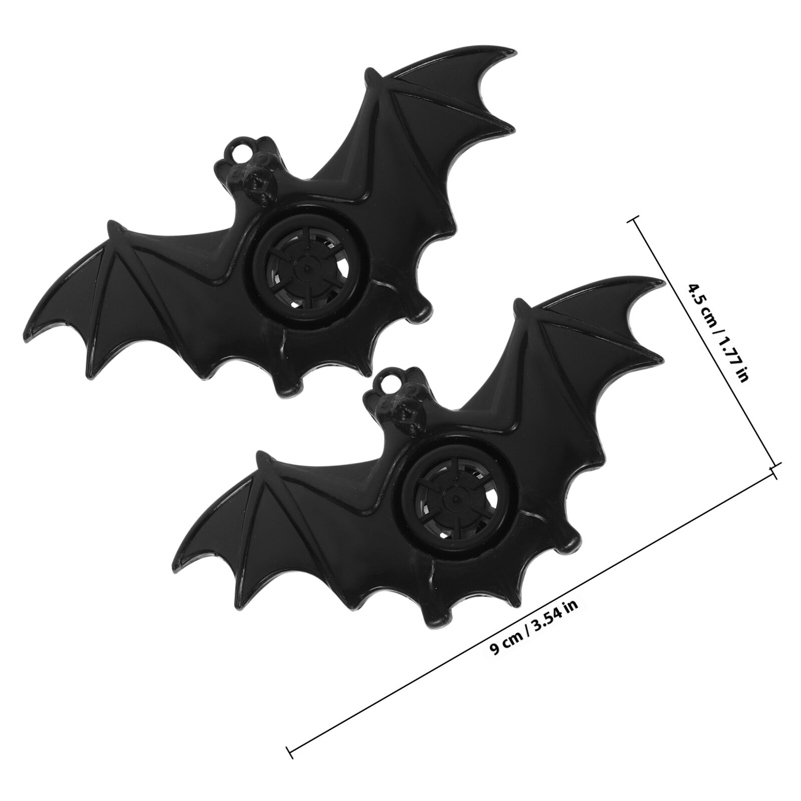 20 Штук Свисток В Forme Лицы Летучей Мыши Для Halloween Party Игрушка 9.00X4.50X2.30Cm