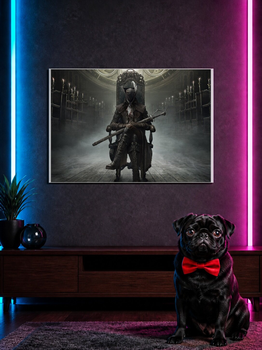 Плакат Bloodborne — выразительная игровая иллюстрация для A3
