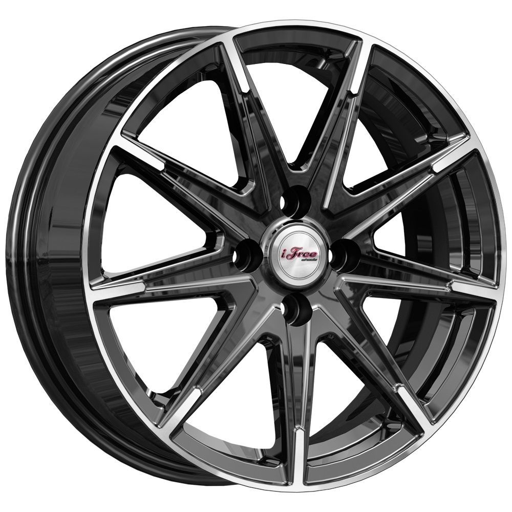 Диск колёсный Хит (КС1081-01) 6x16 ЕТ 45 4x100 54,1 Блэк Джек, арт.876801
